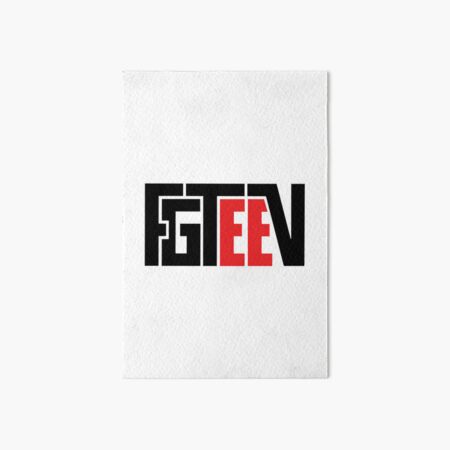 "Fgteev Merch FGTEEV Logo" Art Board Print for Sale by BenizMass ...