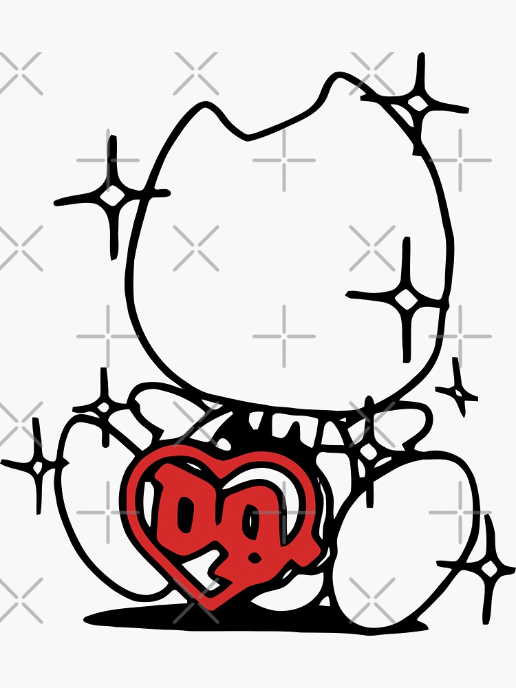 "Bladee Merch Bladee Drain Gang" Sticker for Sale by BenizMass | Redbubble