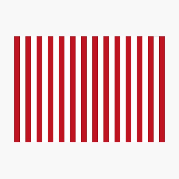 Lámina fotográfica «Rayas rojas y blancas | Patrones de rayas ...