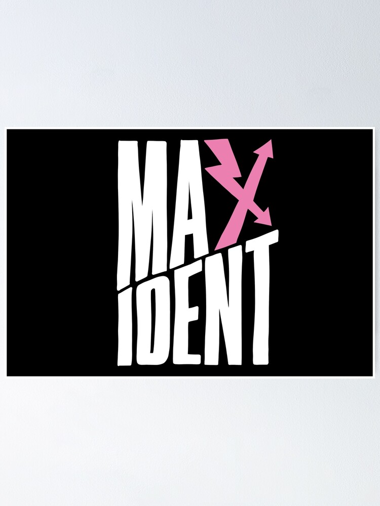 "STRAY KIDS Maxident Logo" Poster for Sale by LilMissRandom17 | Redbubble