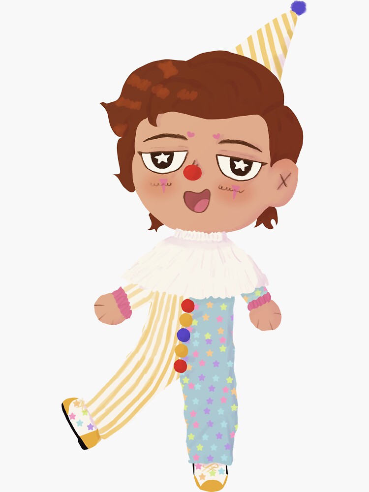 "stranger things steve harrington clown chibi" Sticker for Sale by ...