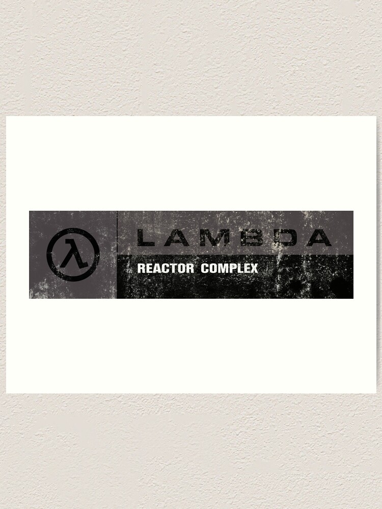"Half-Life Lambda Complex Reactor Complex Signage - Black Body ...