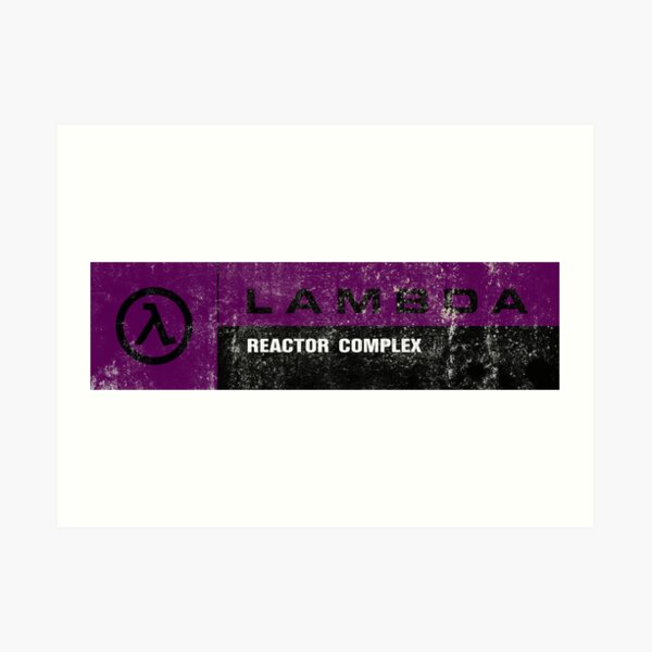 "Half-Life Lambda Complex Reactor Complex Signage - Purple Xeno ...