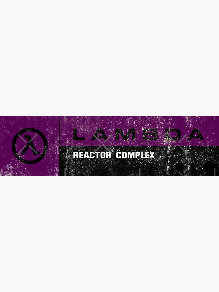 "Half-Life Lambda Complex Reactor Complex Signage - Purple Xeno ...