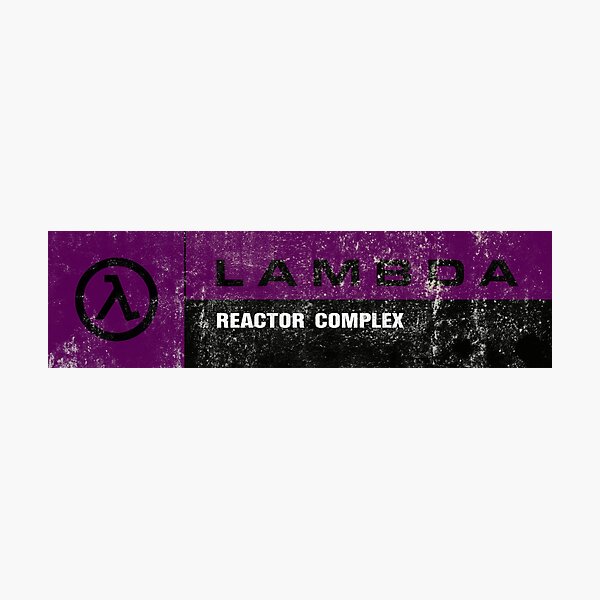 "Half-Life Lambda Complex Reactor Complex Signage - Purple Xeno ...