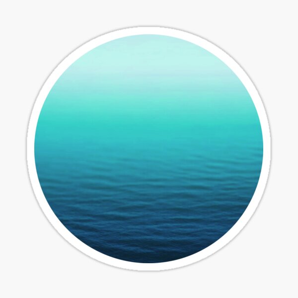 "deep Blue water ocean Sea" Sticker for Sale by Ancient-Egypt | Redbubble