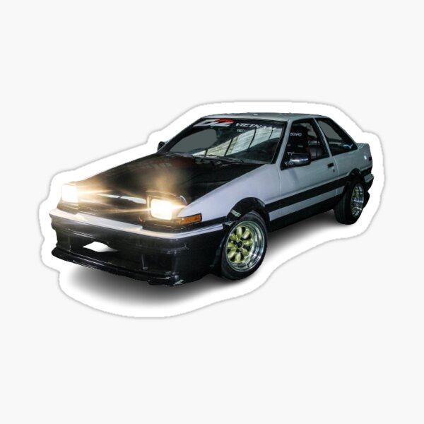 "ae86 sticker " Sticker for Sale by tunedbrand | Redbubble