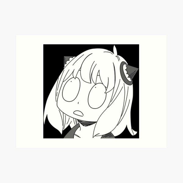 "Anya Surprised Face - Spy X Family" Art Print for Sale by JasonLowe ...