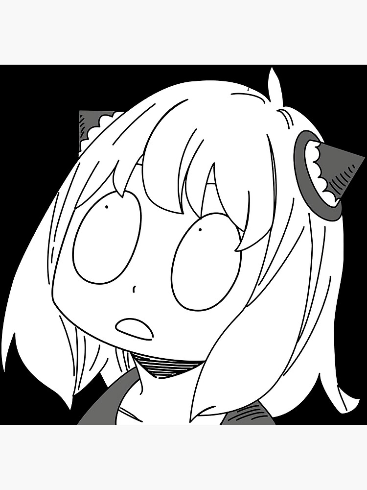 "Anya Surprised Face - Spy X Family" Art Print for Sale by JasonLowe ...