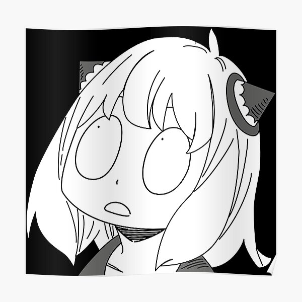 "Anya Surprised Face - Spy X Family" Poster for Sale by JasonLowe ...