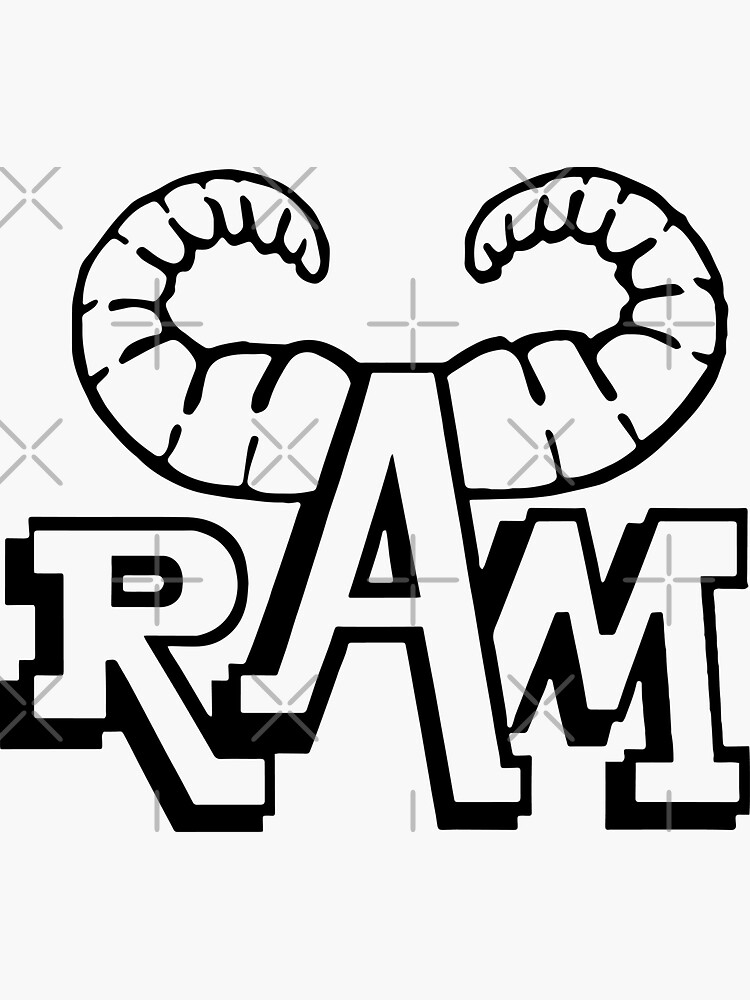 "RAM Records " Sticker for Sale by Stoba74 | Redbubble