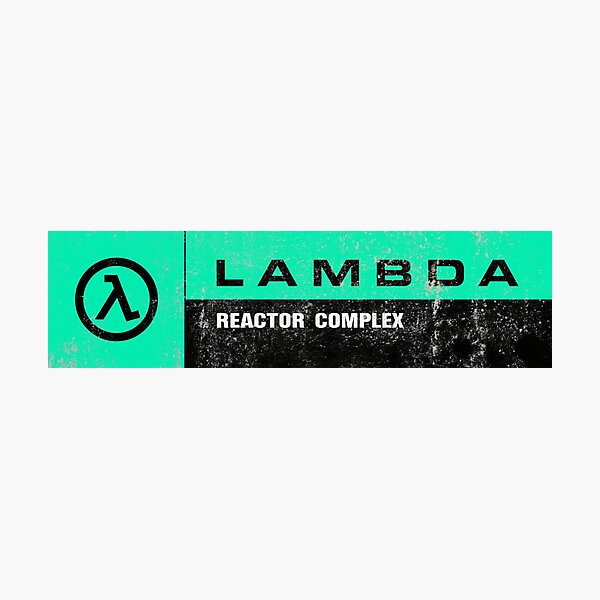 "Half-Life Lambda Complex Reactor Complex Signage - Coolant (Distressed ...