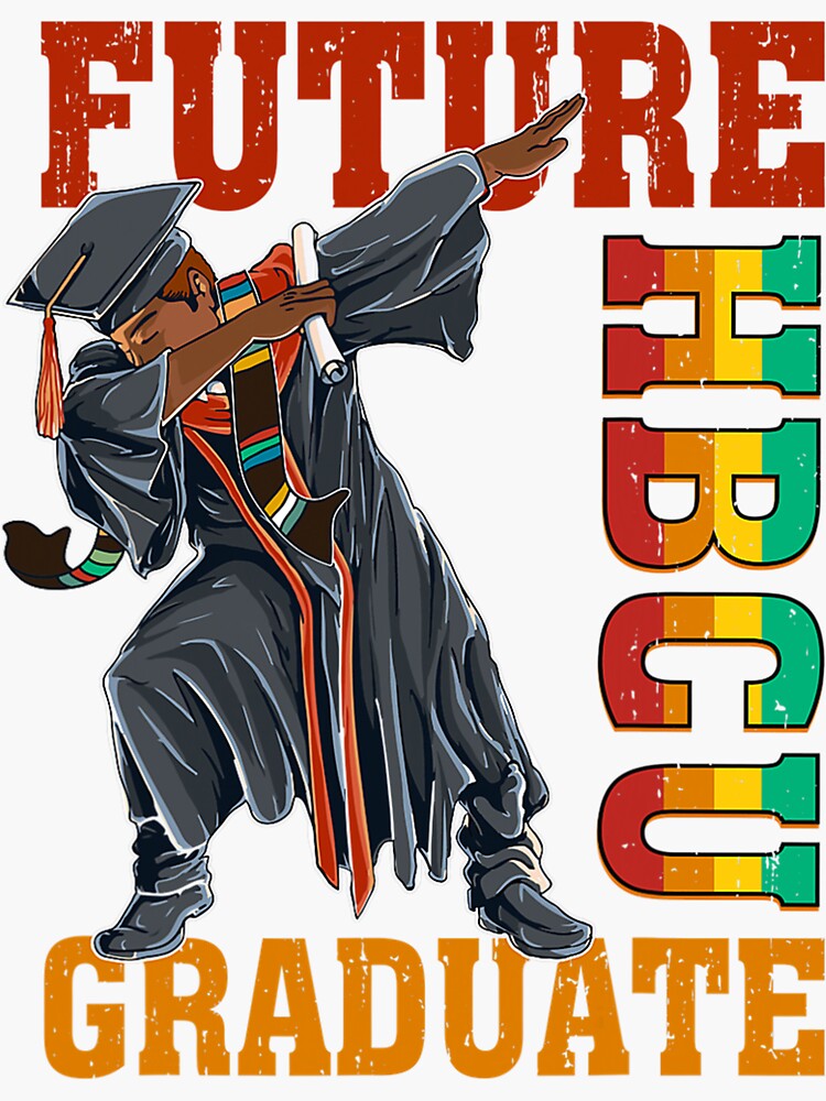 "Future HBCU Graduate Grad BLM Afro American Black Educated" Sticker ...