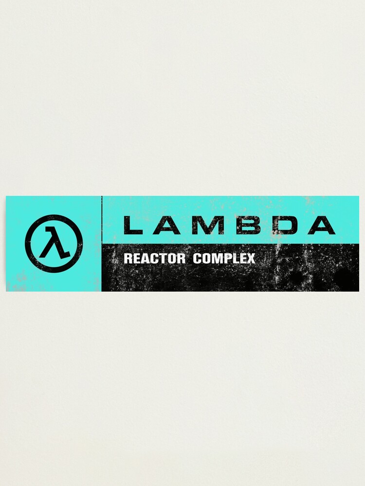 "Half-Life Lambda Complex Reactor Complex Signage - Redemption Blue ...