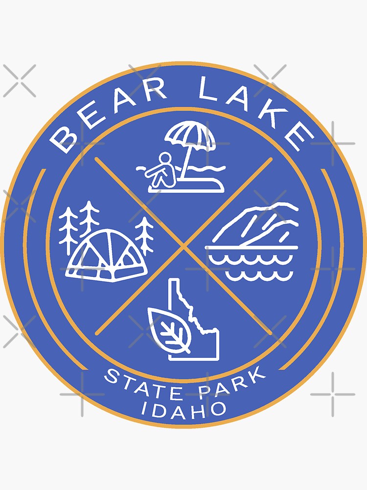 "Bear Lake State Park ID Heraldic Logo" Sticker for Sale by VanyaKar ...