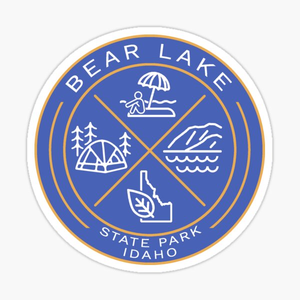 "Bear Lake State Park ID Heraldic Logo" Sticker for Sale by VanyaKar ...