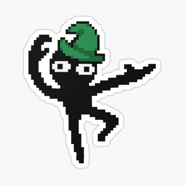 "Inscryption Dancing Wizard Horror Card Game" Sticker for Sale by ...