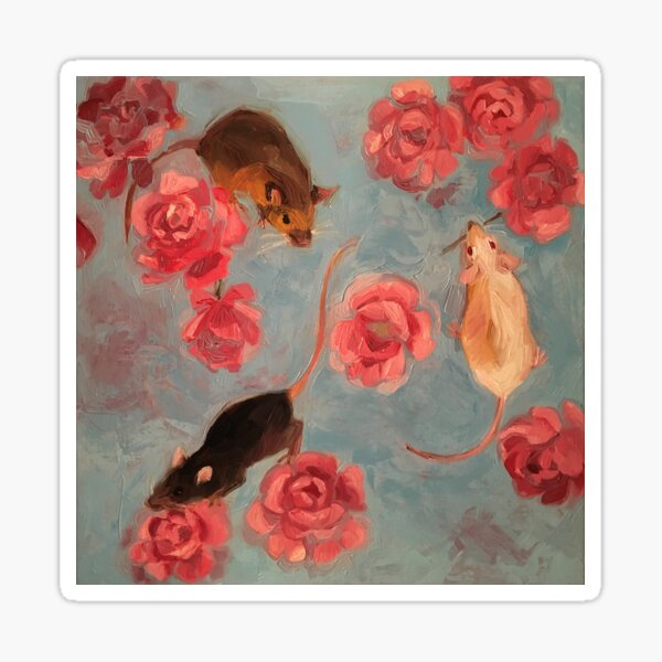 "3 mice" Sticker by emstao | Redbubble