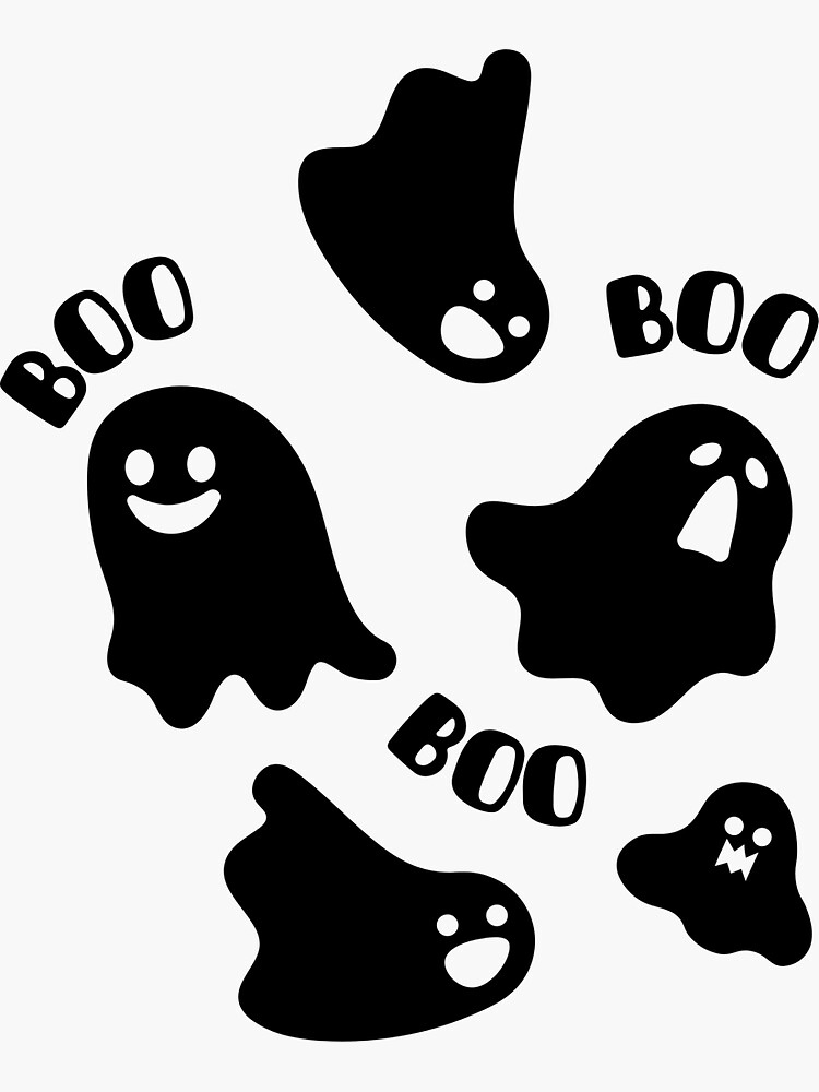 "This is BOO sheet many Ghosts " Sticker for Sale by Rub14ekArts ...