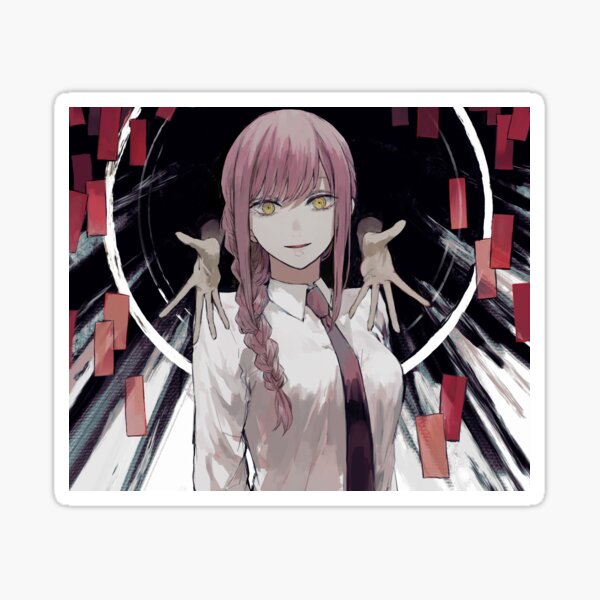 "Chainsaw Man- Makima" Sticker for Sale by SYZAH | Redbubble