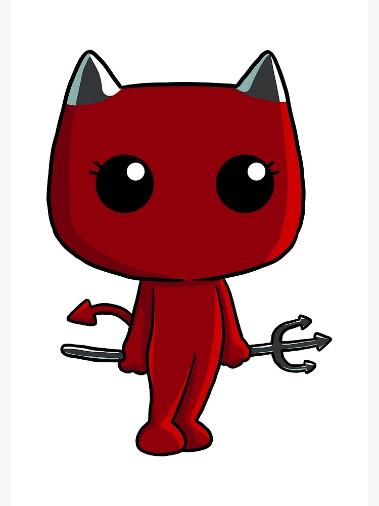 "Devil Cat Halloween 2023 ! " Poster for Sale by BDG06 | Redbubble