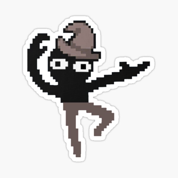 "Inscryption Dancing Wizard Horror Game Stimulation skin" Sticker for ...