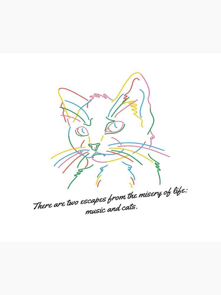 "CAT WORDS" Sticker for Sale by TolgaOkanAydin | Redbubble