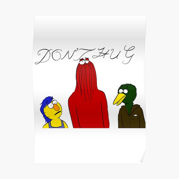 Póster «Don't Hug Me Im Scared, Red Guy Fan art Drawing, DHMIS Fan Gift ...