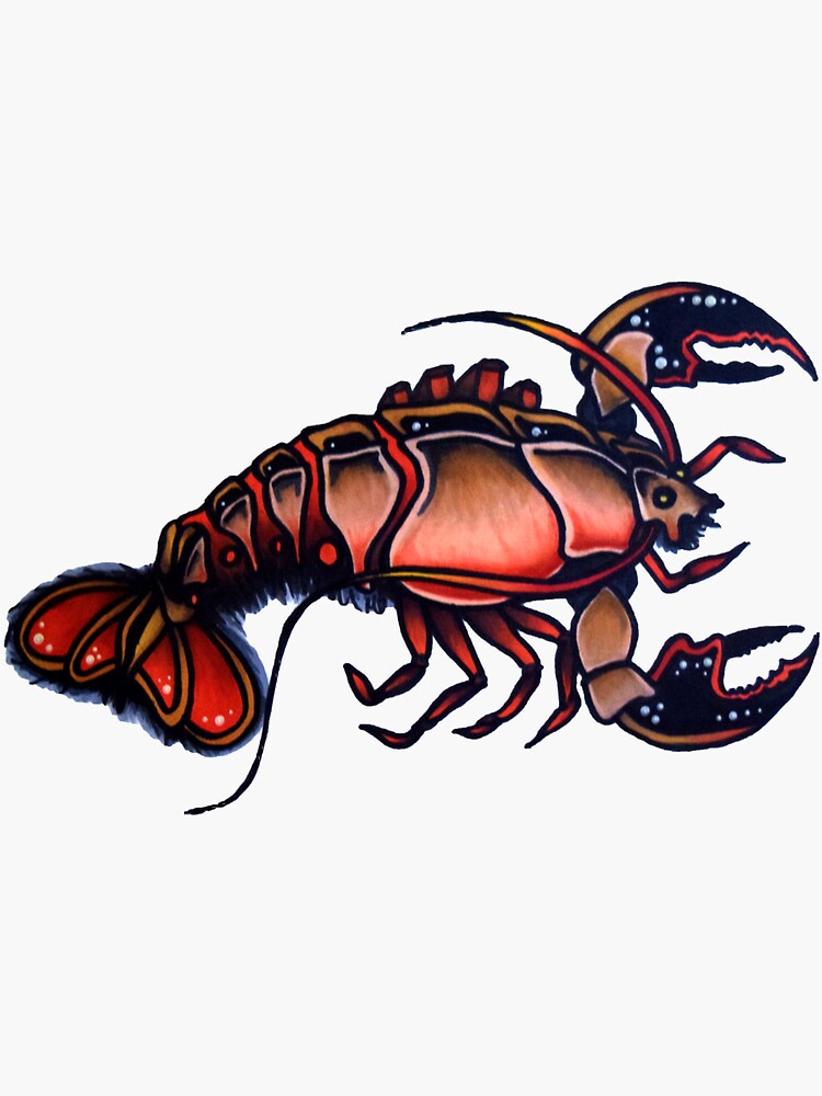 "Lobster" Sticker for Sale by AshleyyDillon | Redbubble
