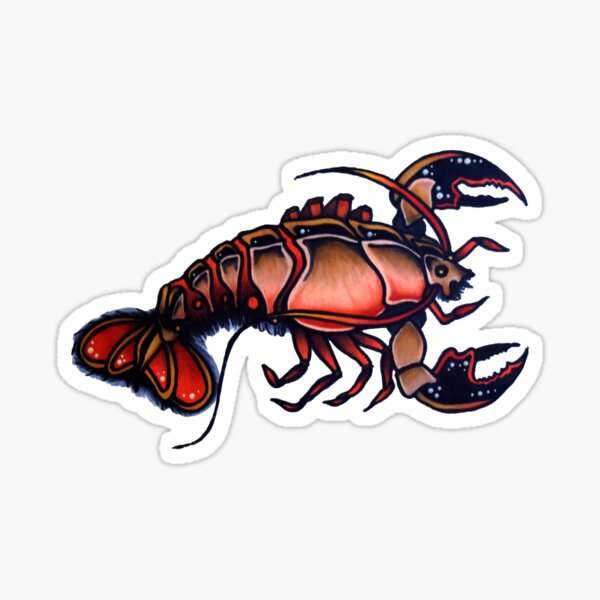 "Lobster" Sticker for Sale by AshleyyDillon | Redbubble