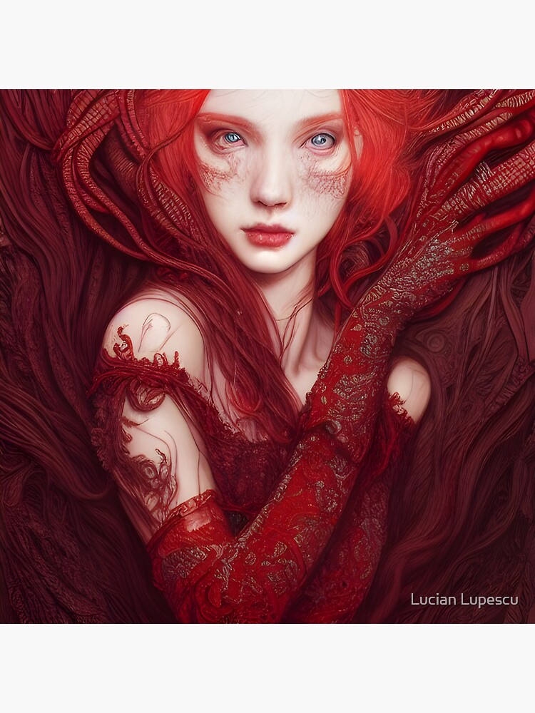 "Volcano fairy" Sticker for Sale by lupescu81 | Redbubble