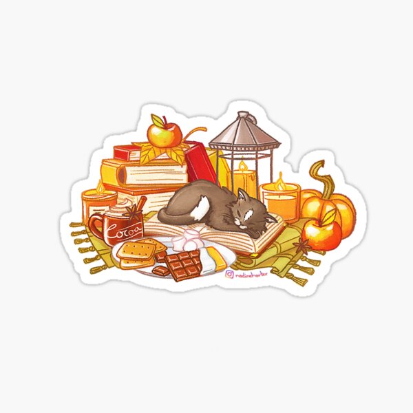 "Cat Nap" Sticker for Sale by nadineharter | Redbubble