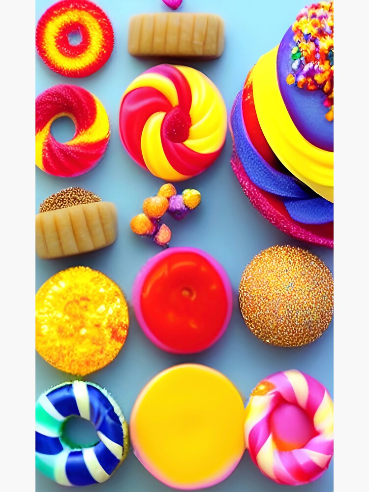 "sweet candies" Sticker for Sale by OverAltruist | Redbubble