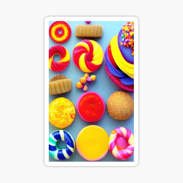 "sweet candies" Sticker for Sale by OverAltruist | Redbubble