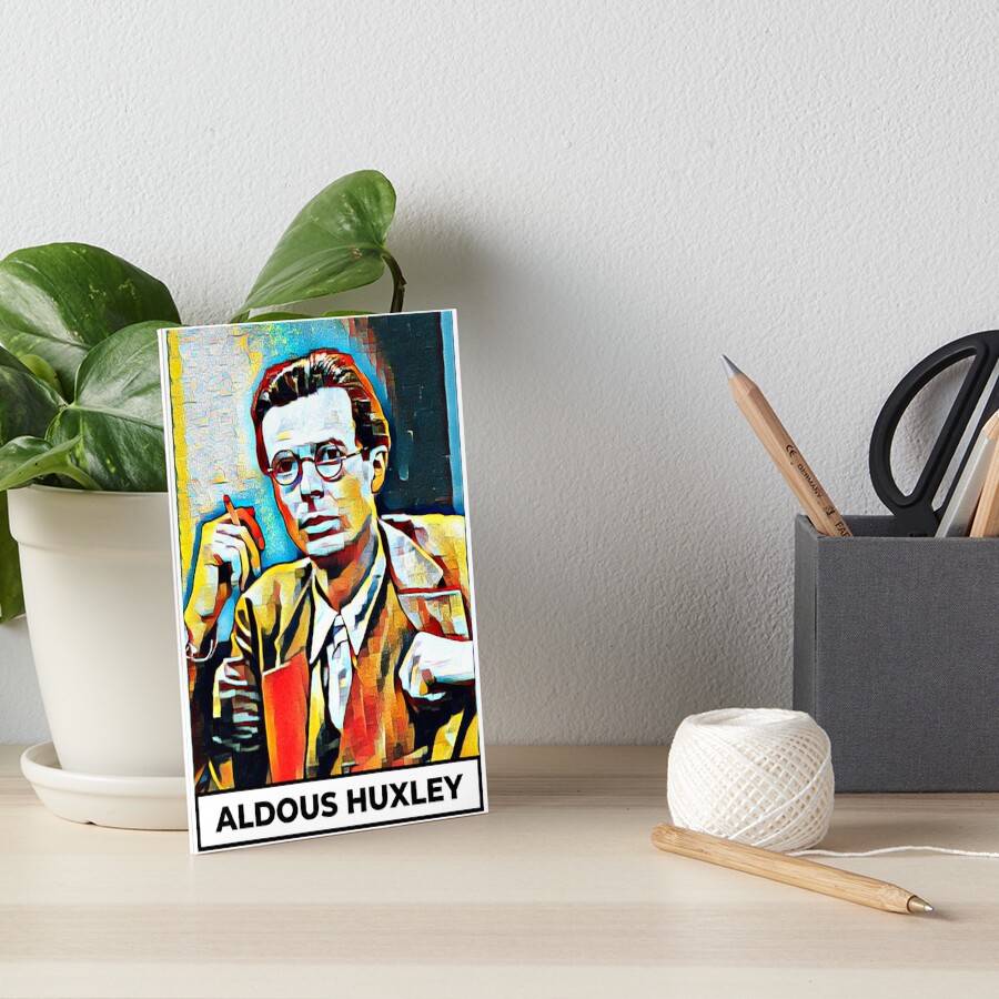 "Aldous Huxley Art | Aldous Huxley Portrait | Aldous Huxley Artwork ...