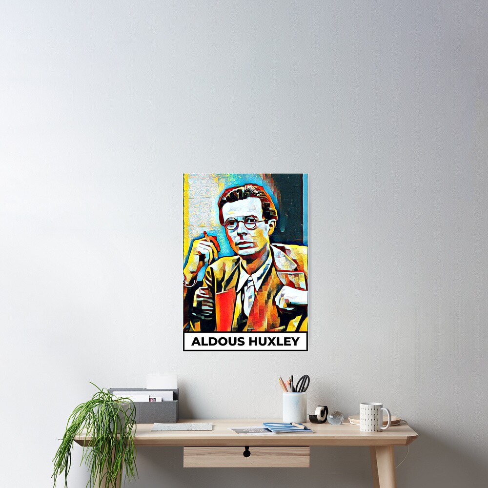 "Aldous Huxley Art | Aldous Huxley Portrait | Aldous Huxley Artwork ...
