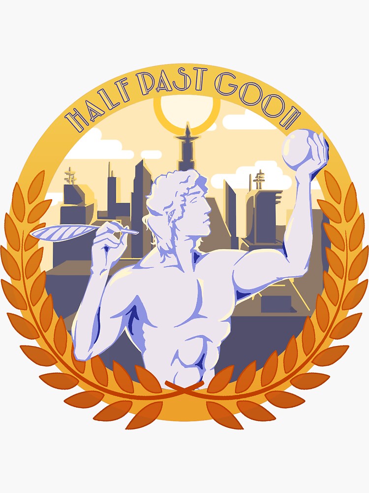 "Half Past Goon Logo" Sticker for Sale by HalfPastGoon | Redbubble