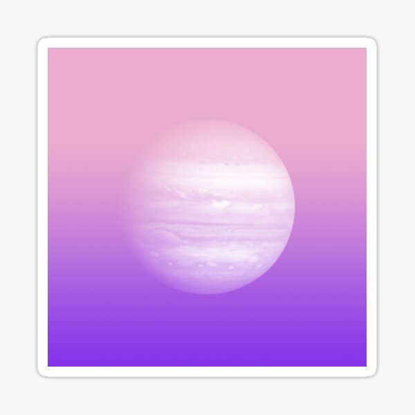 "aesthetically pleasing Pink to purple gradient with white moon ...