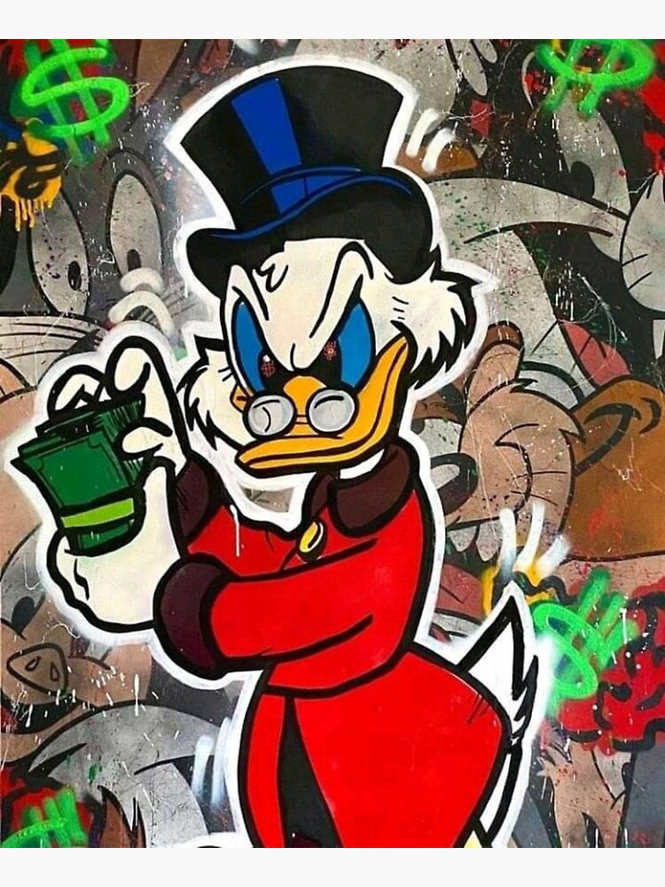 "Scrooge McDuck" Sticker for Sale by GEK-NERD | Redbubble