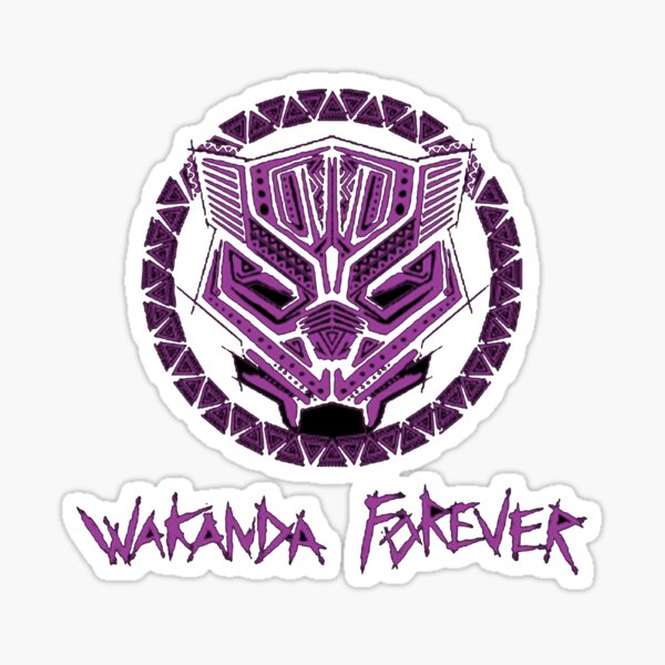 "King Of Wakanda" Sticker for Sale by VOLKSART | Redbubble