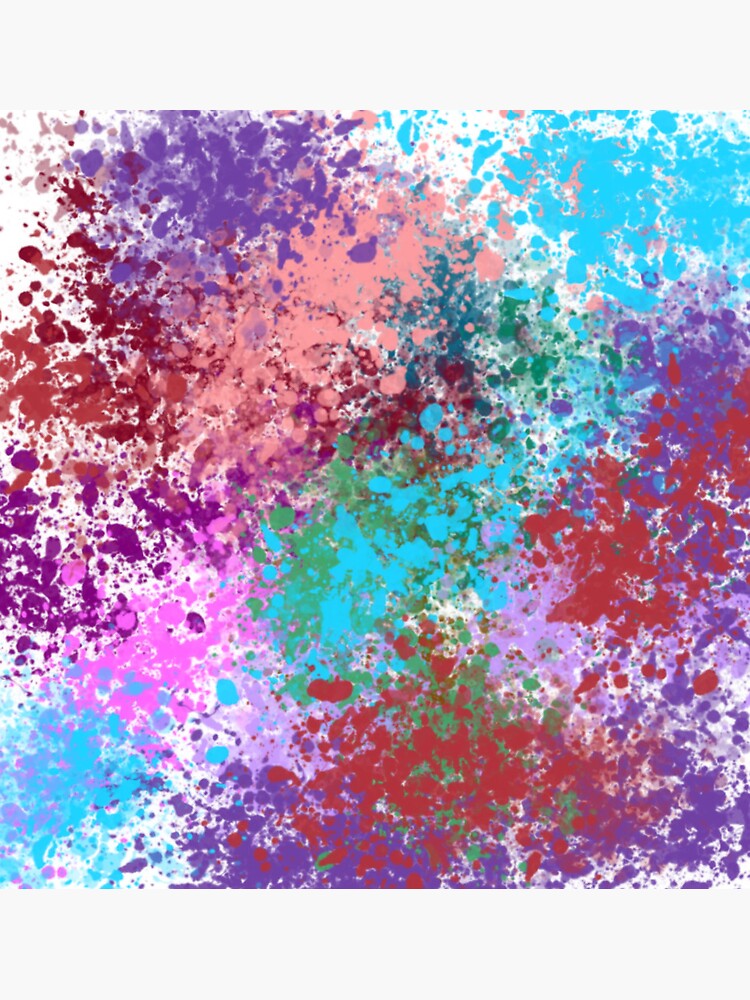 "Cute colour splash " Poster for Sale by ReelwOrld | Redbubble