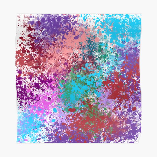 "Cute colour splash " Poster for Sale by ReelwOrld | Redbubble