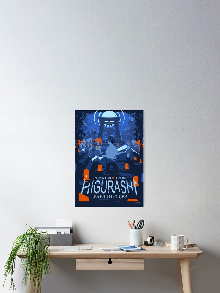 "Higurashi When They Cry" Poster for Sale by SnipSnipArt | Redbubble