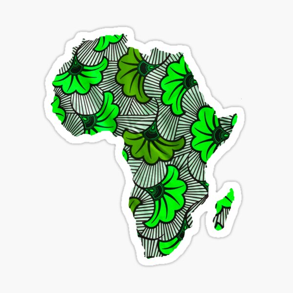 "Africa" Sticker by fritz-10signer | Redbubble