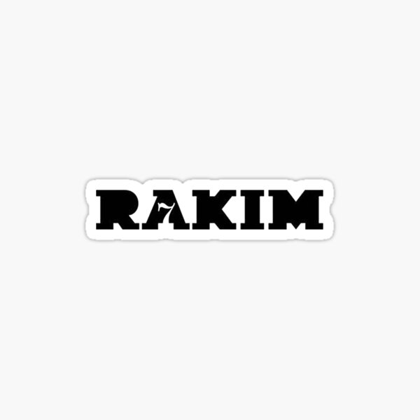 "RAKIM-25" Sticker for Sale by midforflow | Redbubble