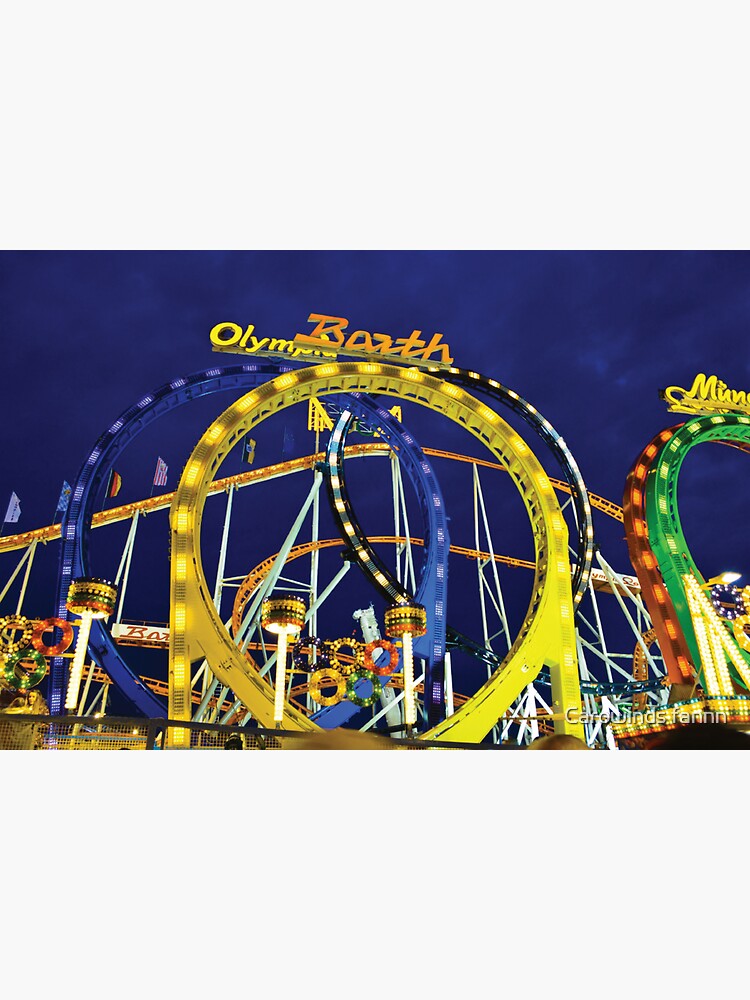 "Roller Coaster Theme Park" Sticker for Sale by rifat710 | Redbubble