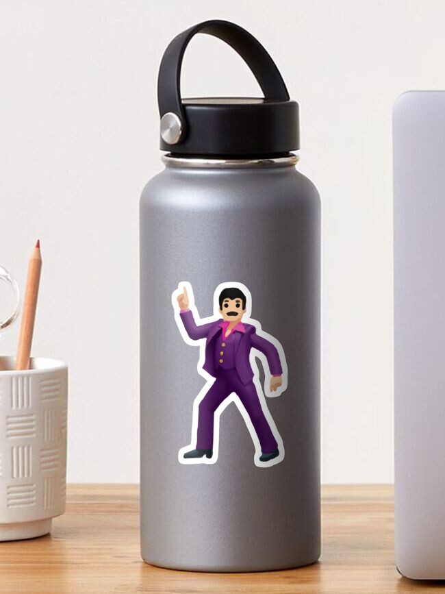 "disco emoji man " Sticker for Sale by TopTea | Redbubble