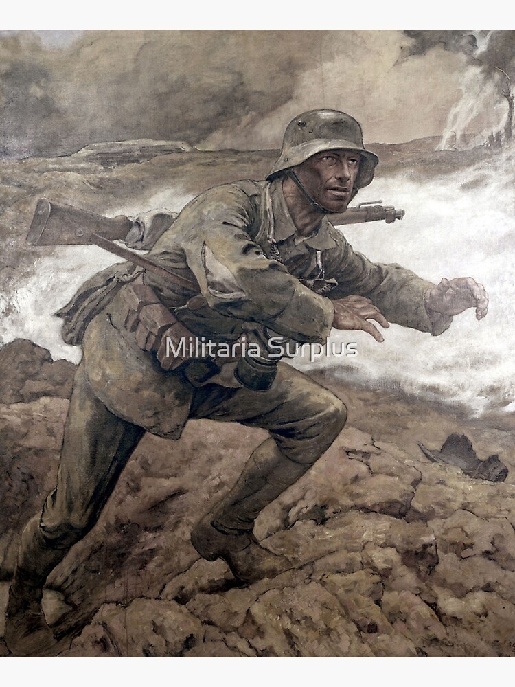 "Painting of WW1 German Soldier" Poster for Sale by 86clothingco ...