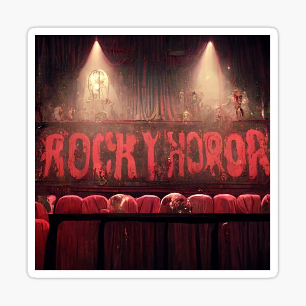 "Rocky Horror Picture Show" Sticker for Sale by bubbleliana | Redbubble