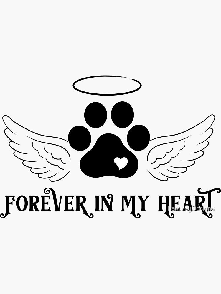 "Cat Paw with Angel Wings" Sticker for Sale by LandreyDesigns | Redbubble